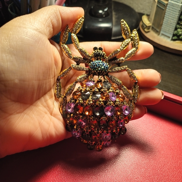 Jewelry | Spooky Spider Pin Brooch | Poshmark